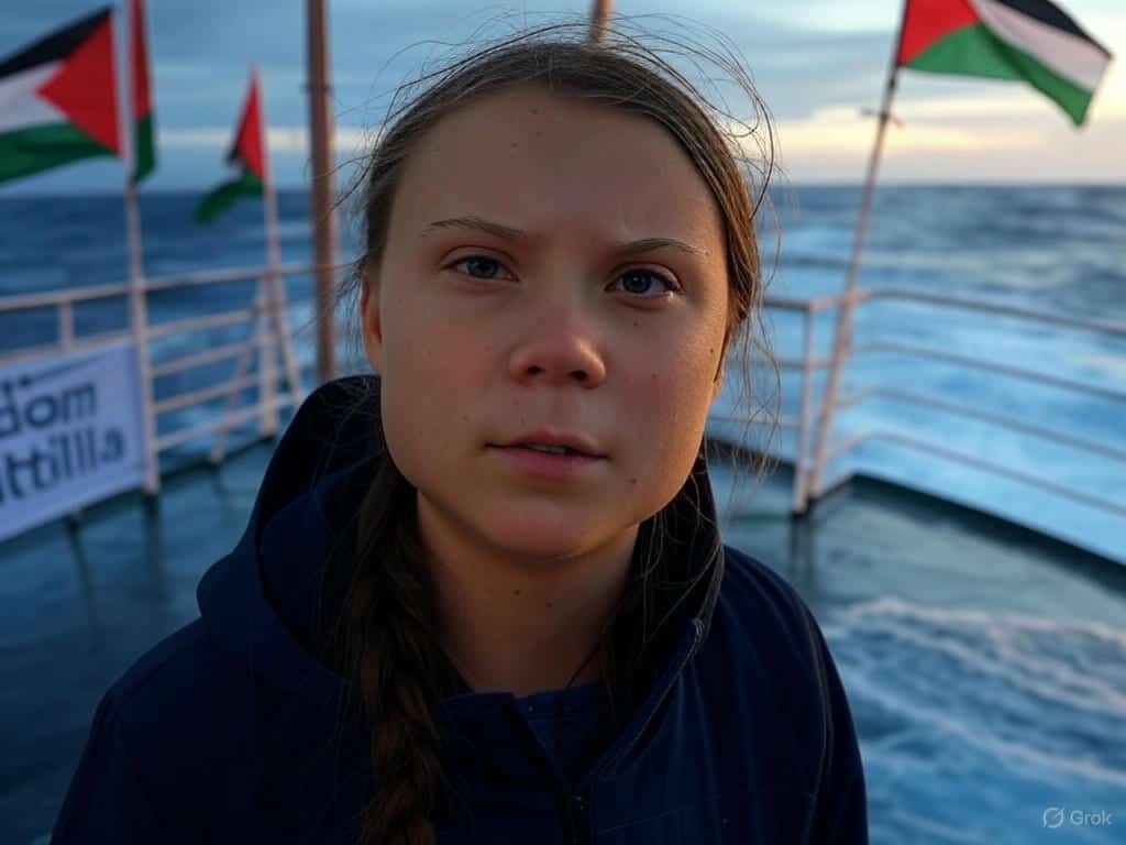 Greta Thunberg Joins Controversial Gaza Flotilla—Details MSM Won't ...